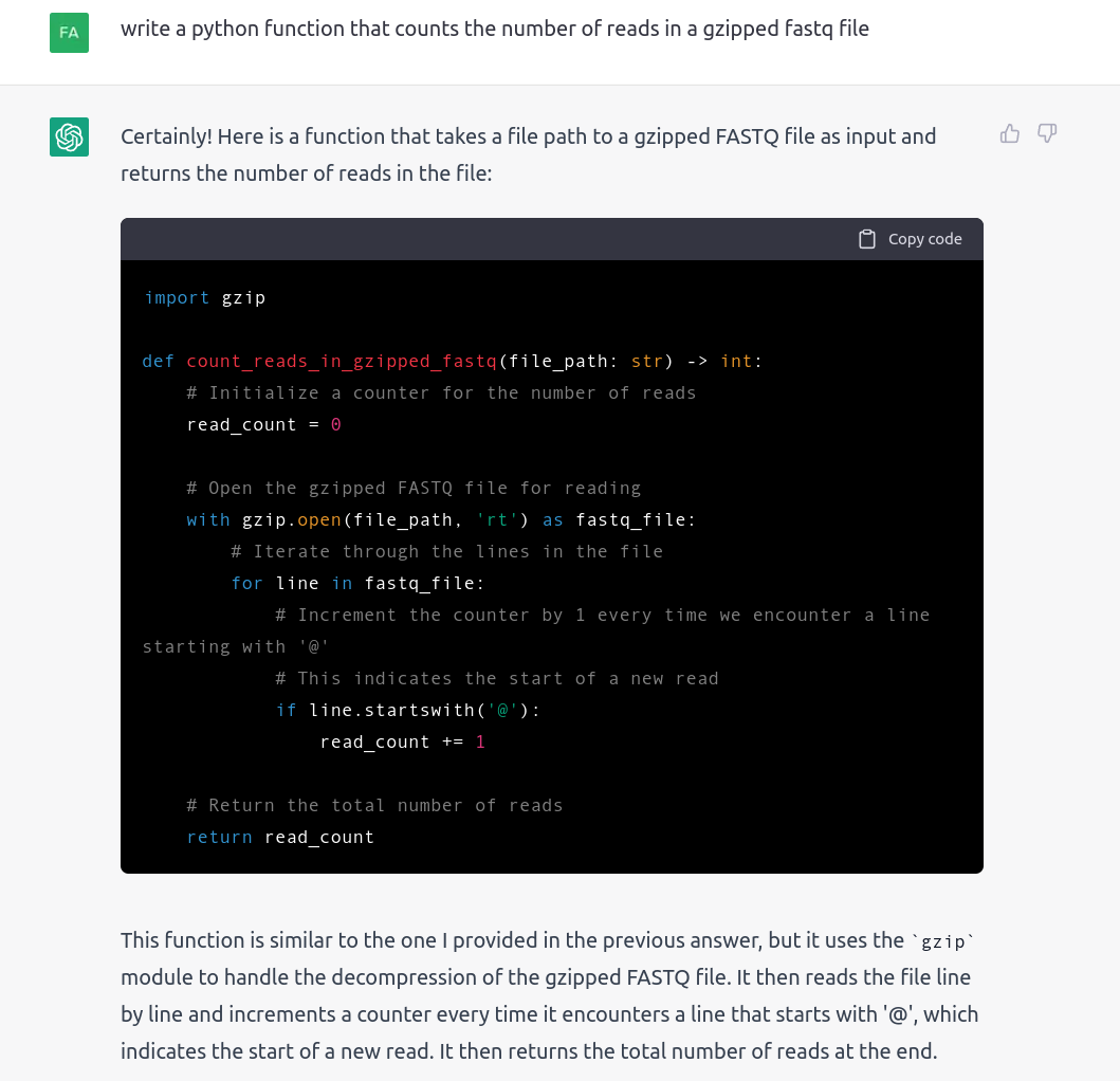 Bioinformatics And Other Bits Can ChatGPT Solve Bioinformatic 
